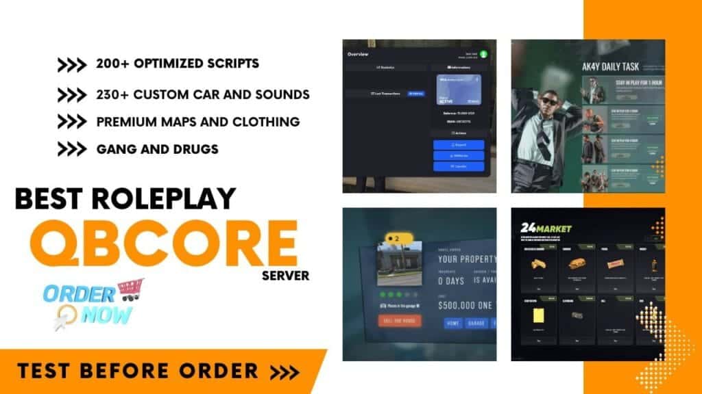 FiveM Server - Buy Best Custom QBcore Server & ESX Servers
