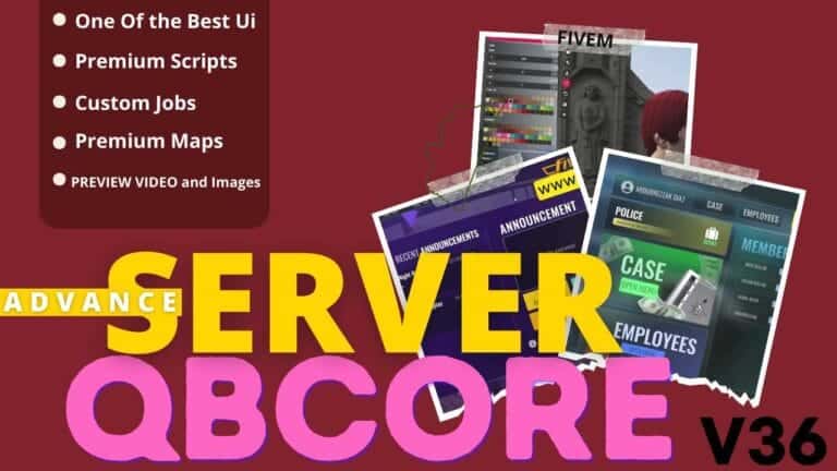 QBCore Server Files: Advance FiveM Experience with Qbus - FiveM Store