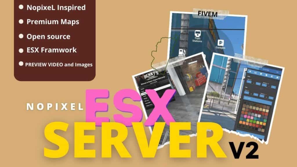FiveM ESX Server : The Latest Premade Servers & Templates Now