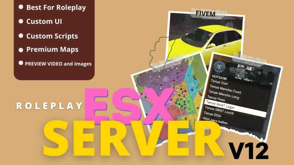 fivem esx server template - FiveM Store
