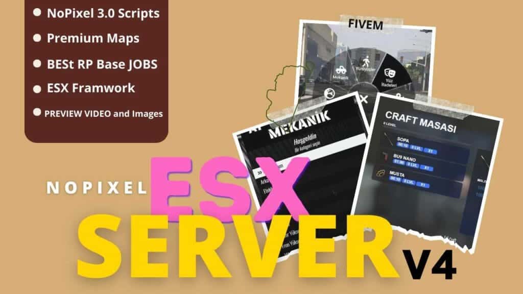FiveM ESX Server : The Latest Premade Servers & Templates Now