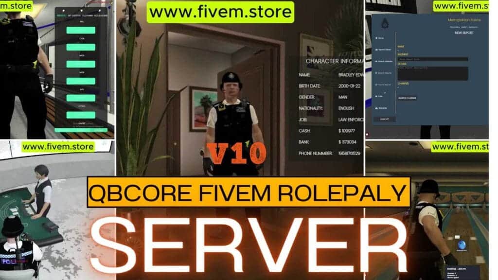 FiveM QB Core Server - FiveM Store FiveM QB Core Server - FiveM Store