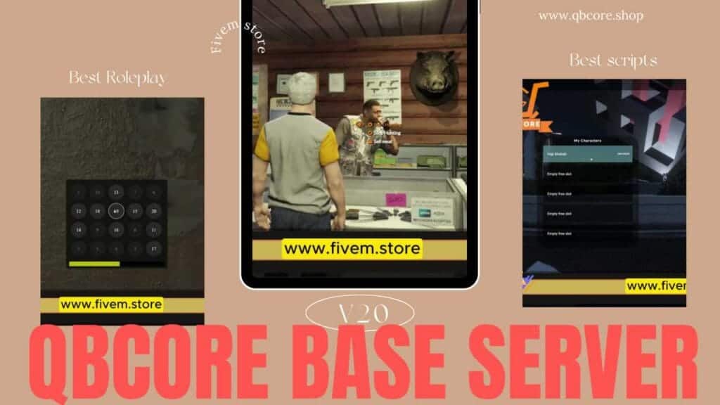 qbcore base server - FiveM Store