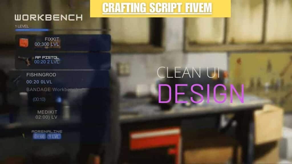crafting system fivem - FiveM Store