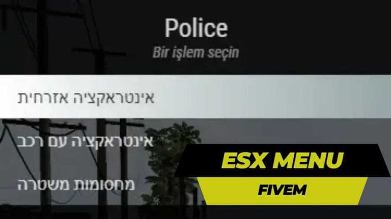 esx menu fivem - FiveM Store