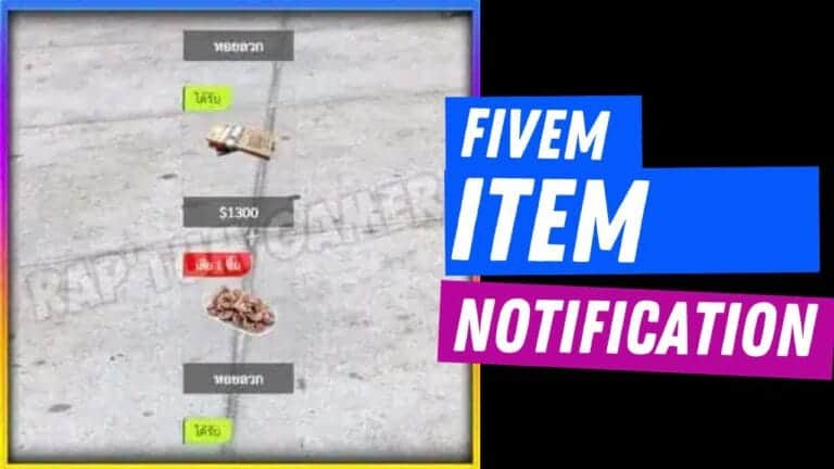 fivem Item Notification - FiveM Store