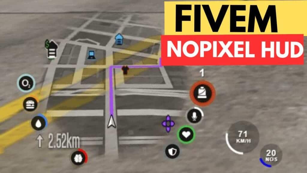fivem nopixel hud - FiveM Store