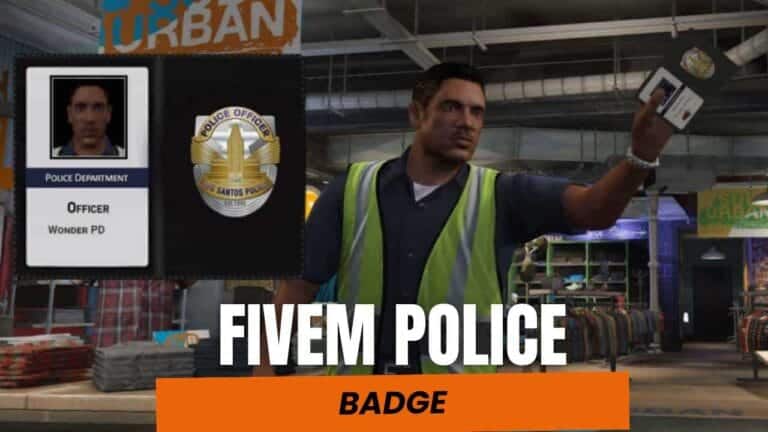 fivem police badge - FiveM Store