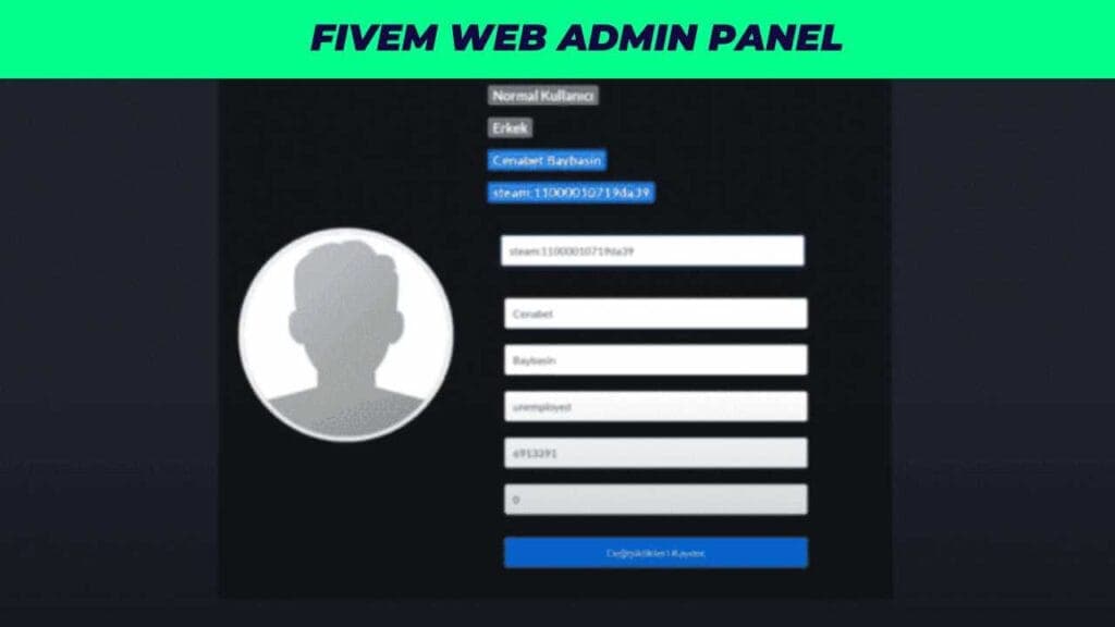 fivem web admin panel - FiveM Store