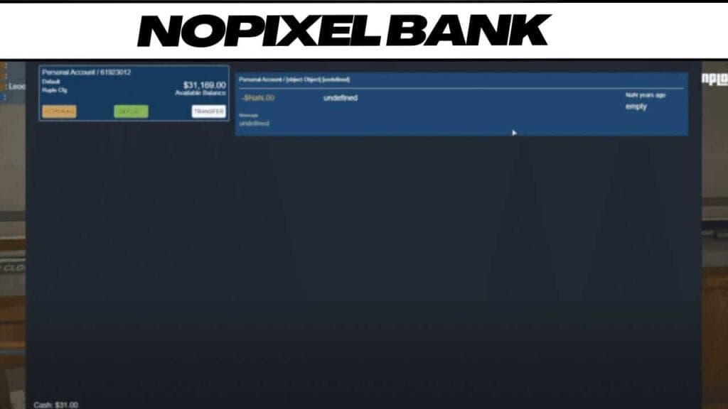 nopixel bank Archives - FiveM Store