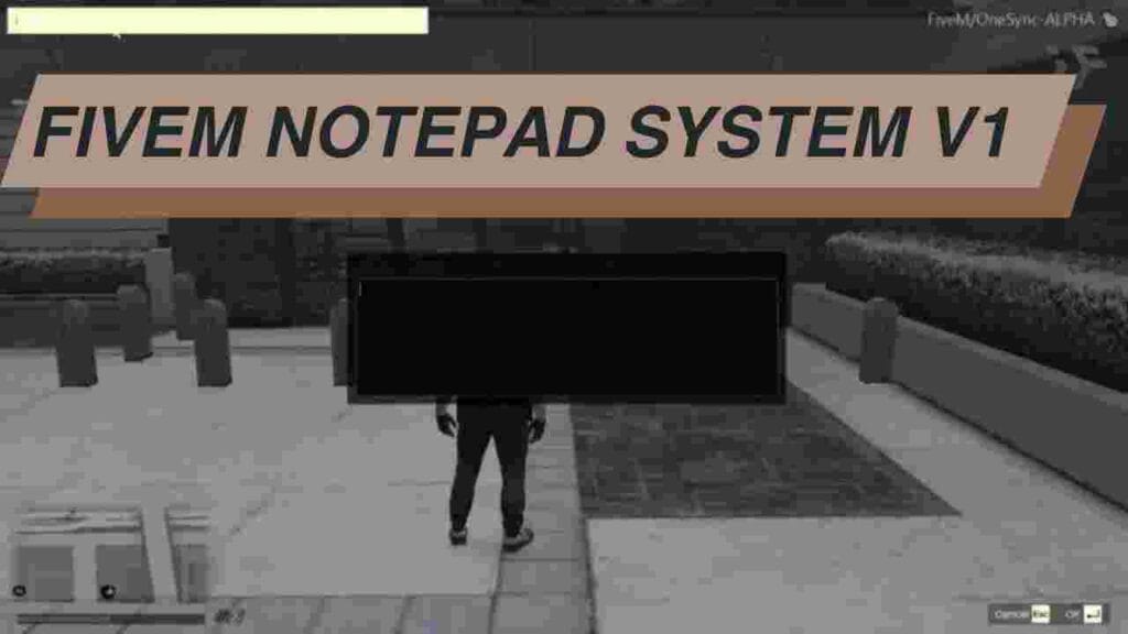 Fivem NotePad System V1 - FiveM Store