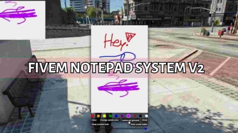 Fivem Notepad System V2 - FiveM Store
