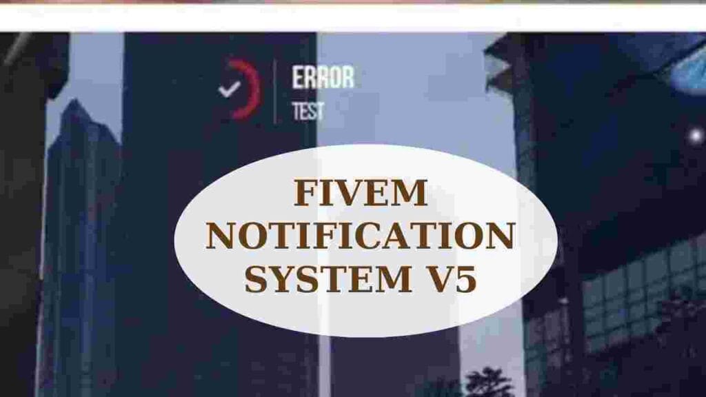 Fivem Notification System V5 - FiveM Store