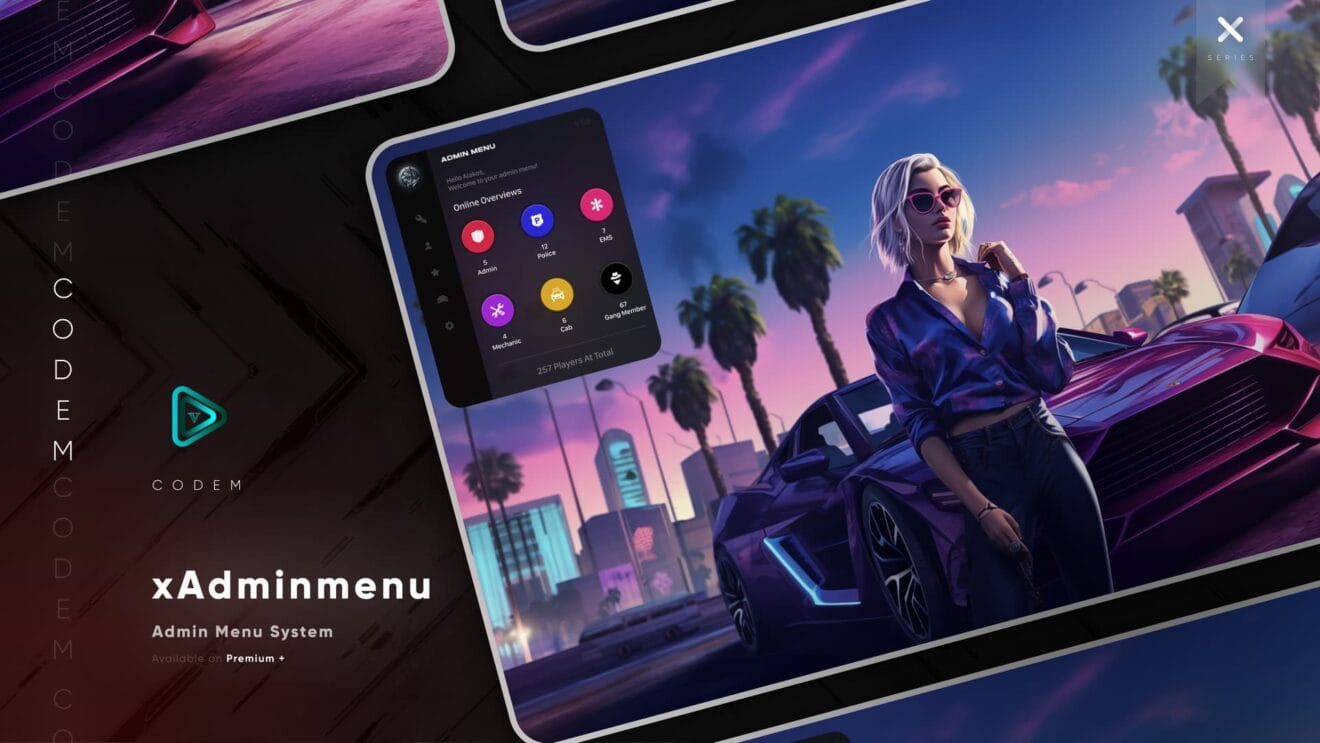 Fivem CodeM xAdminMenu - FiveM Store