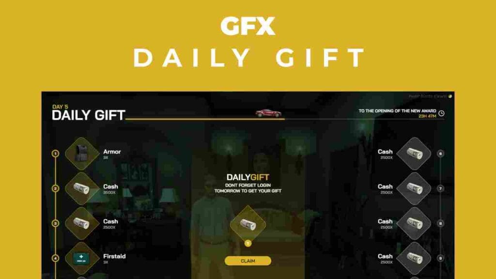 Fivem GFX Daily Gift Script - FiveM Store
