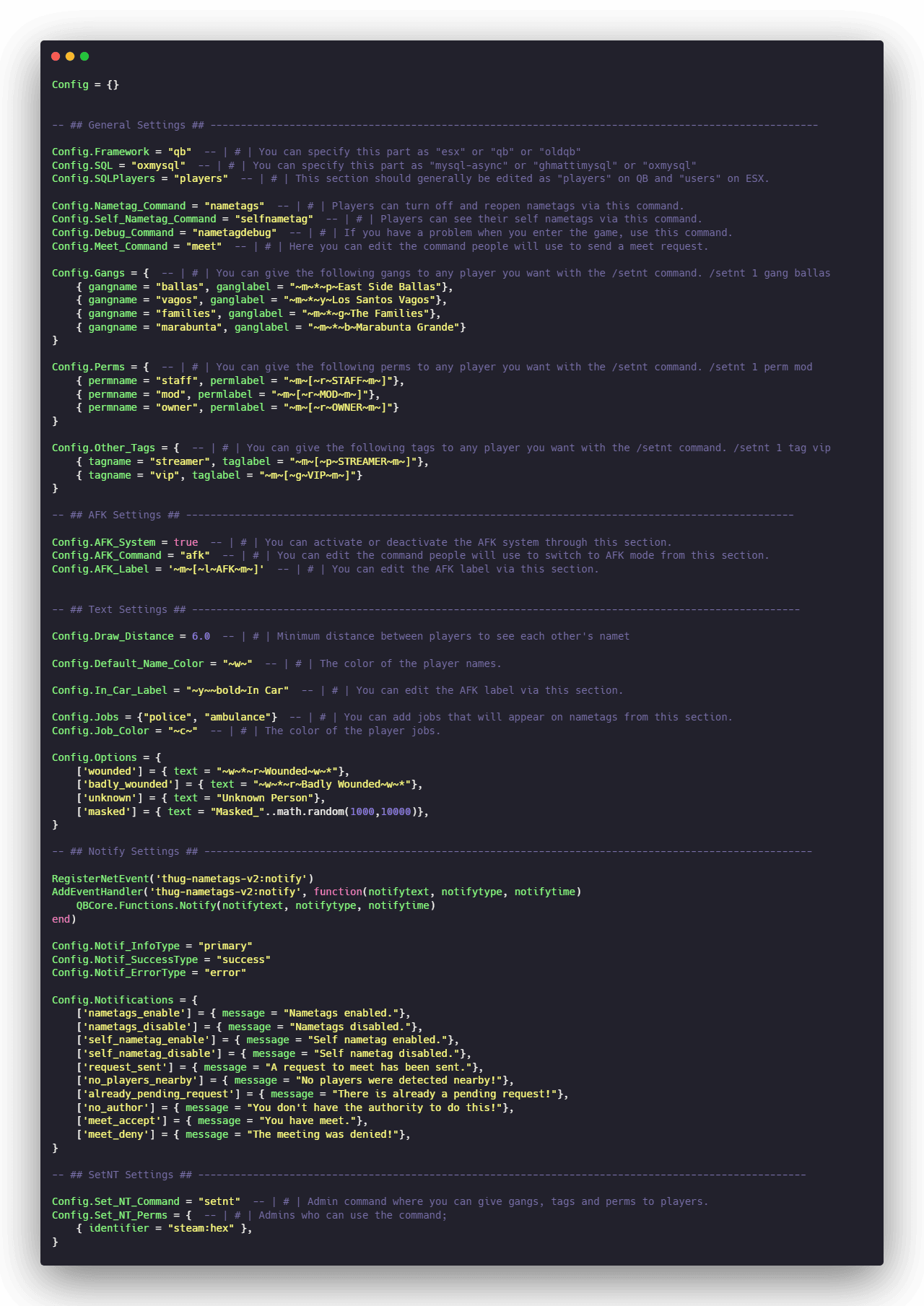Fivem Thug Nametags V2 - FiveM Store