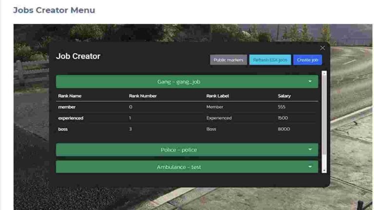 Fivem job Creator - FiveM Store