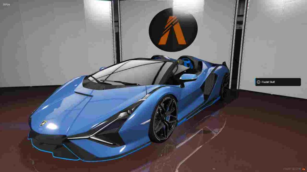 Fivem Lamborghini Sian Roadster Car - FiveM Store