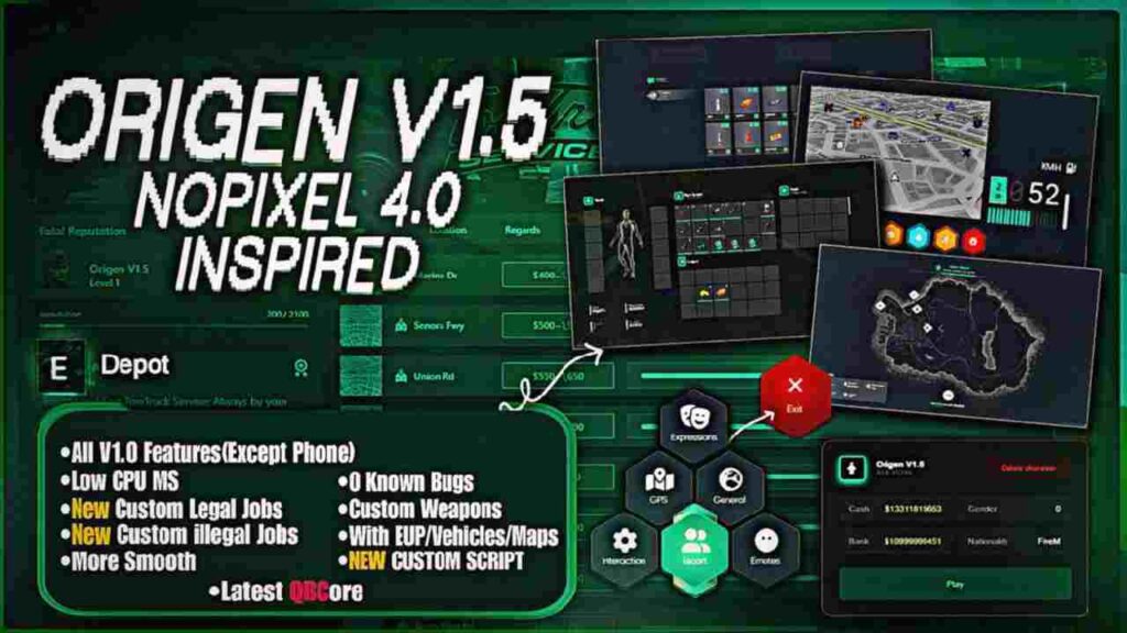 QBCore Server Files: Advance FiveM Experience with Qbus - FiveM Store