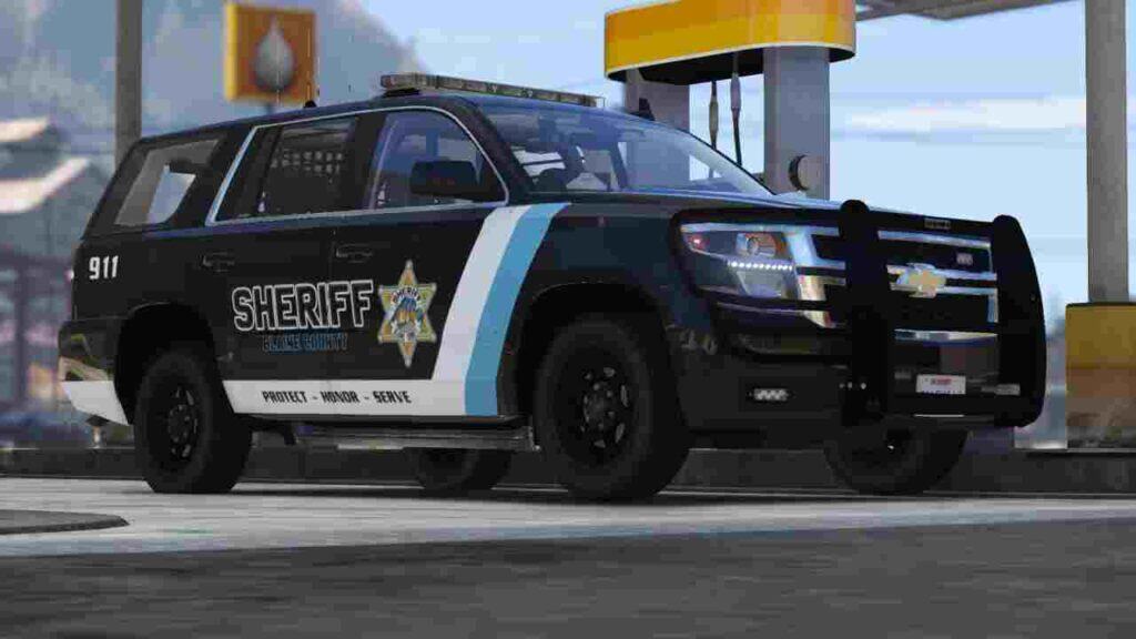 Fivem BCSO Chevy Tahoe Car | Police Vehicles - FiveM Store