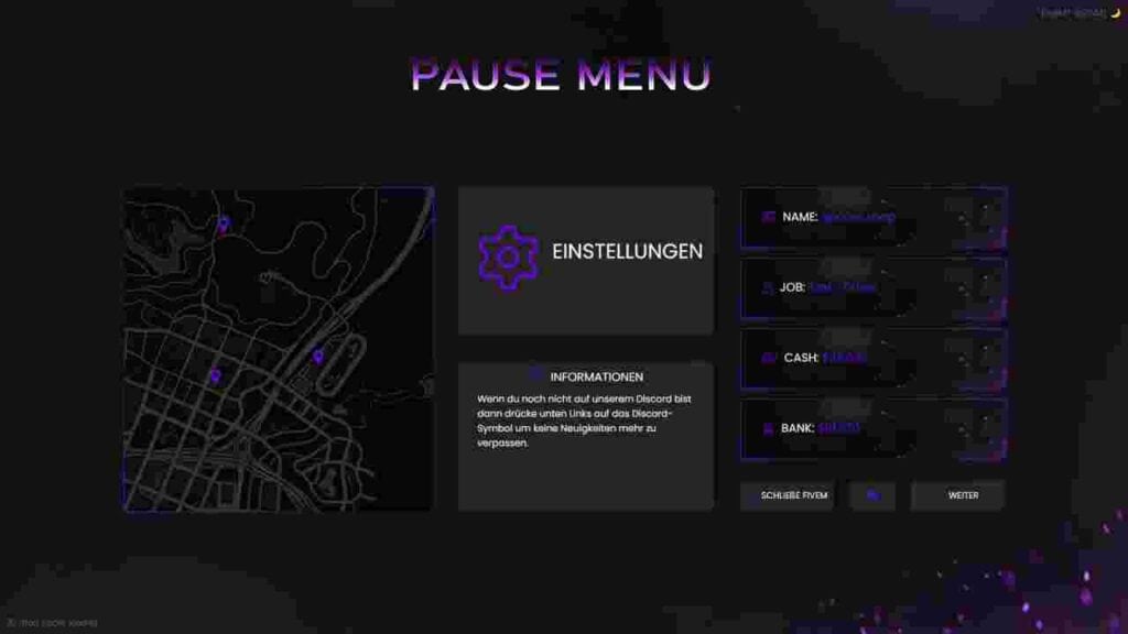 Fivem pause menu - FiveM Store