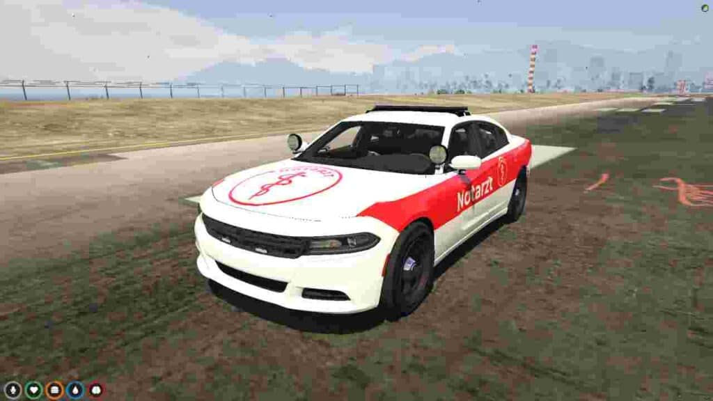 Fivem 2015 Dodge Charger Abu Dhabi Police | Police Vehicles - FiveM Store
