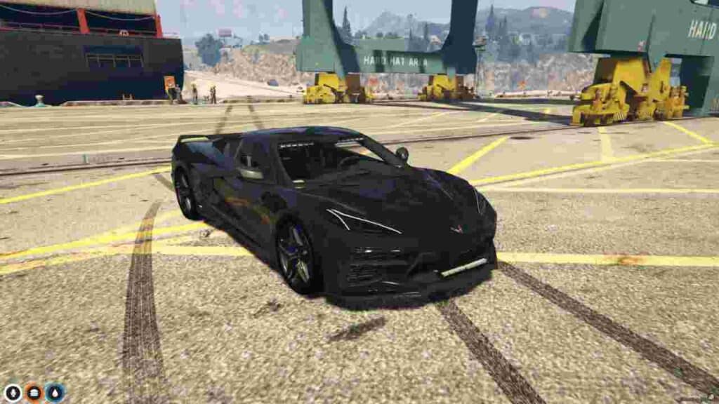 Fivem Chevrolet Corvette Eerie Black | Police Vehicles - FiveM Store