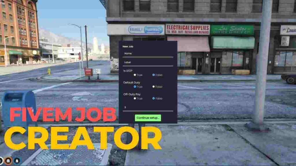 job creator fivem with gang creator - FiveM Store