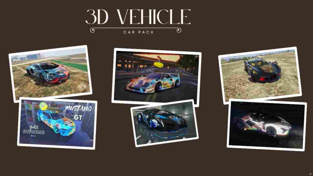 Fivem 3D Vehicle Car Pack - FiveM Store
