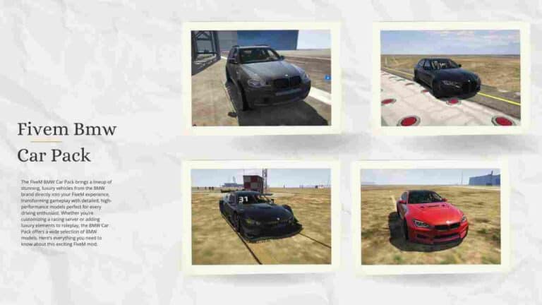 Fivem Bmw Car Pack - FiveM Store