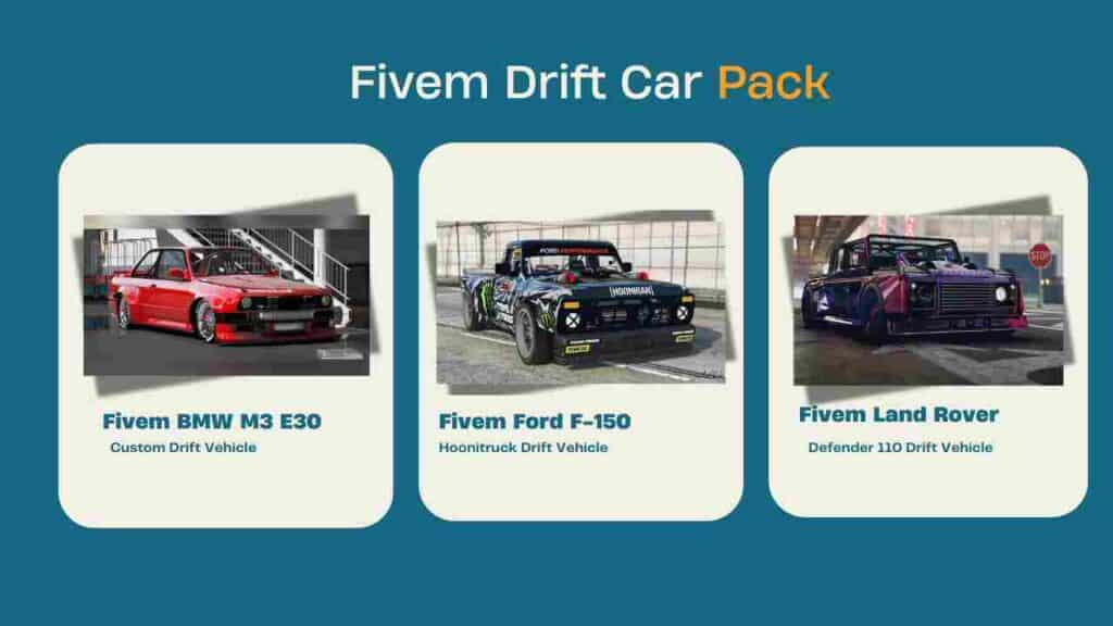 Fivem Drift Car Pack - FiveM Store