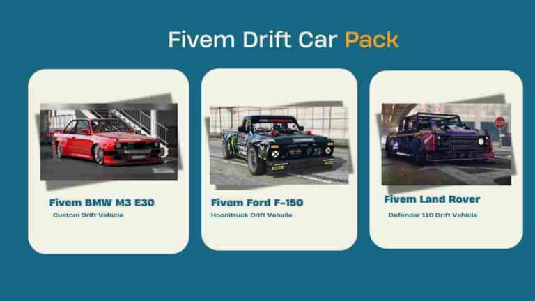 Fivem Drift Car Pack - FiveM Store