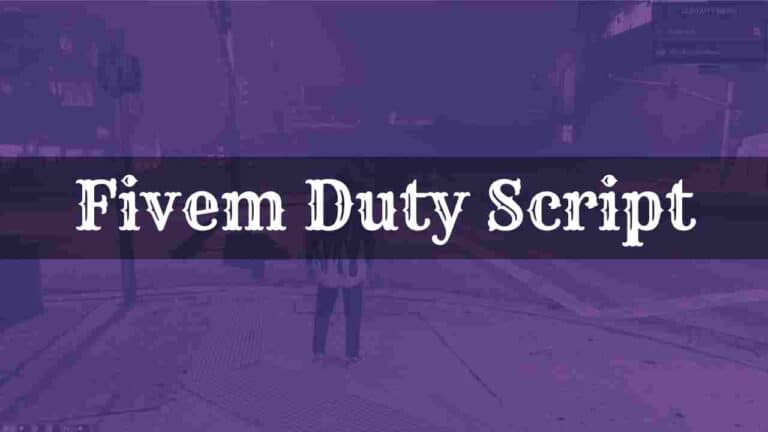 Fivem Duty Script | Status, Menu, Logging - FiveM Store