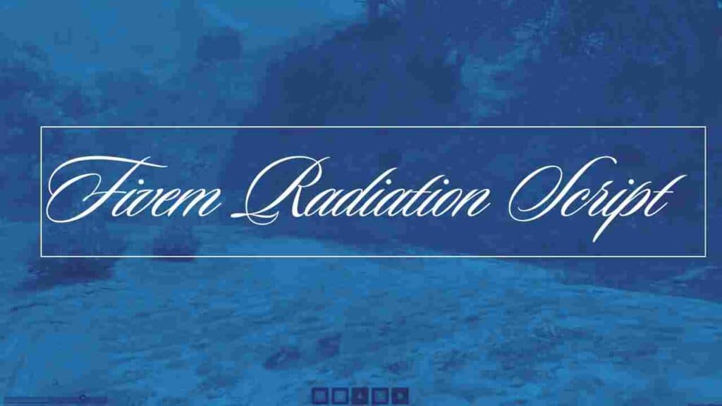 Fivem Radiation Script - FiveM Store