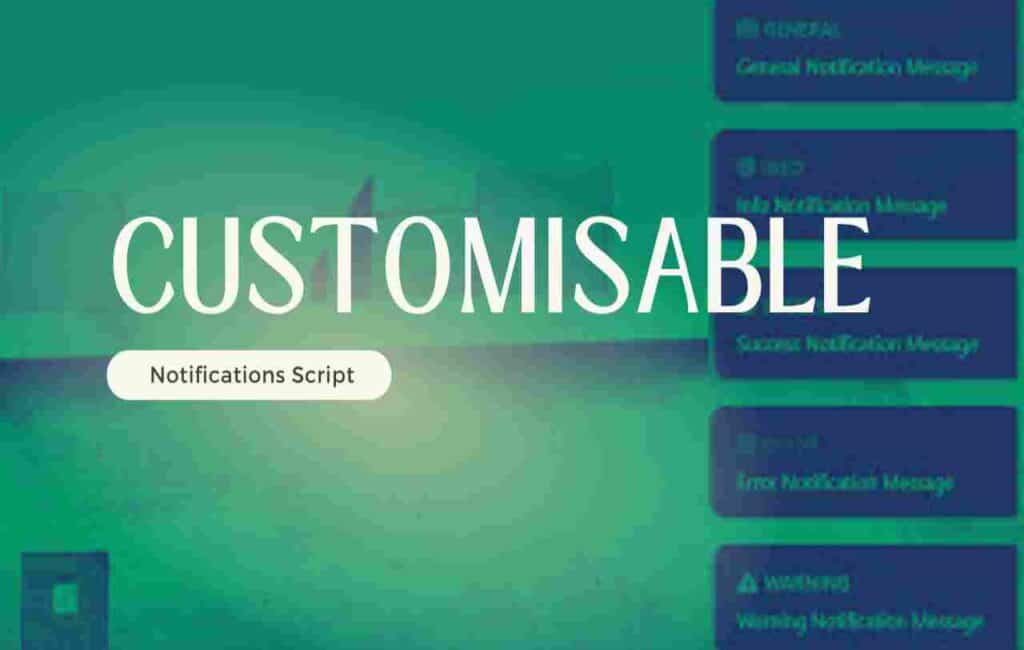 Fivem Customisable Notifications - FiveM Store