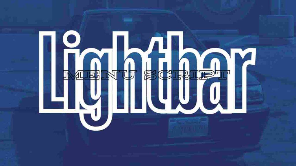 Fivem Lightbar Menu Script - FiveM Store