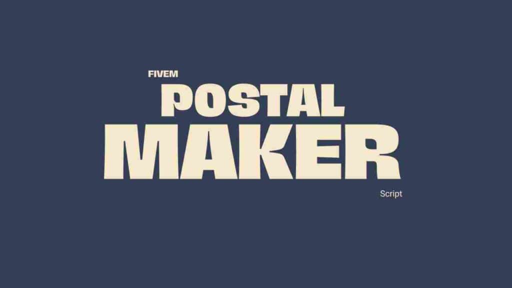 Fivem Postal Maker - FiveM Store