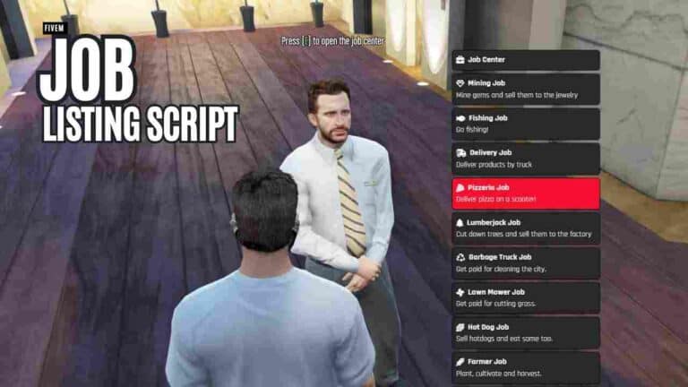 FiveM Jobs Scripts – QBCore, ESX, Custom & Premium Jobs